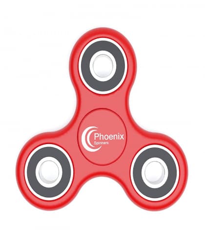 Phoenix Spinners Tri Spinner Fidget Toy Red | SmartyKoo